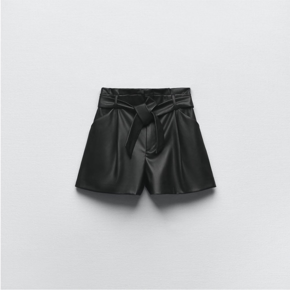 Zara | Shorts | Zara Faux Leather Shorts Medium | Poshmark